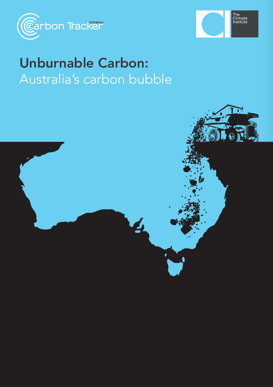 Australia's carbon bubble press release - Carbon Tracker Initiative