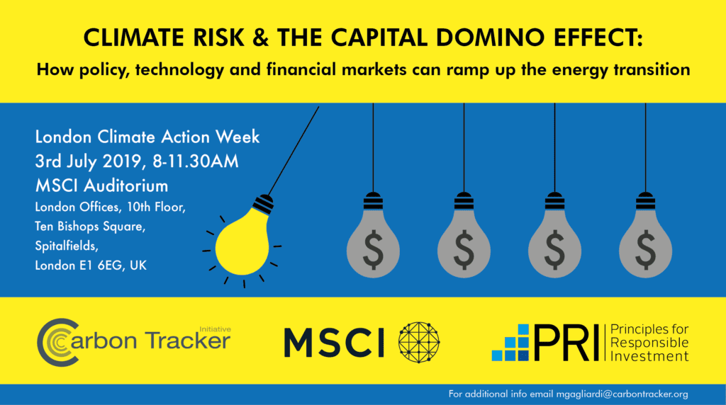 Climate risk & the capital domino effect - Carbon Tracker Initiative